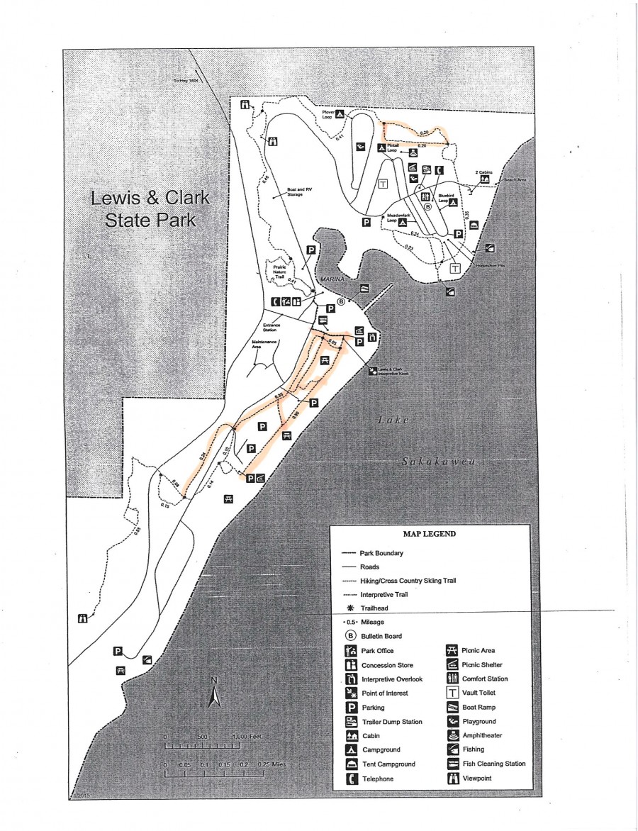 Map of Lewis & Clark State Park | Accessible Nature